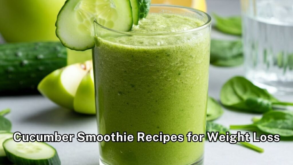 Cucumber Smoothie Recipes for Weight Loss
