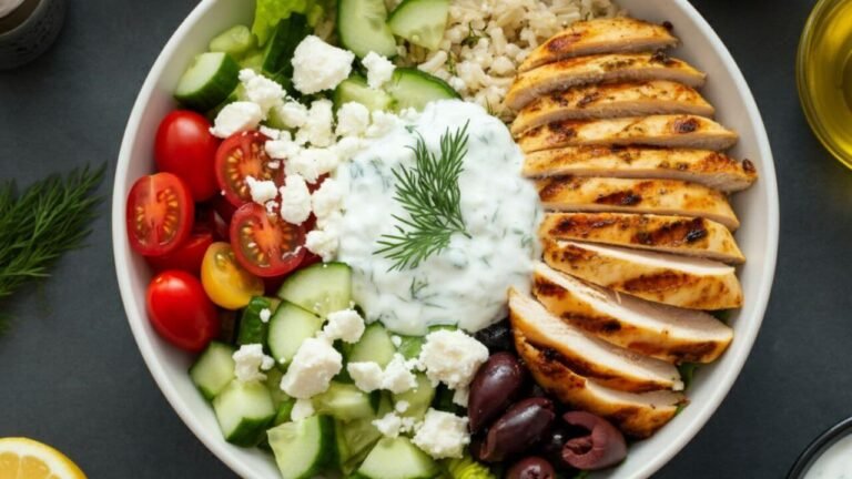 Irresistible Greek Chicken Bowl Recipe | Healthy & Delicious