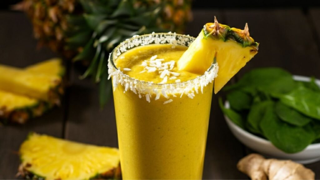 Pineapple Ginger Detox Smoothie Recipe