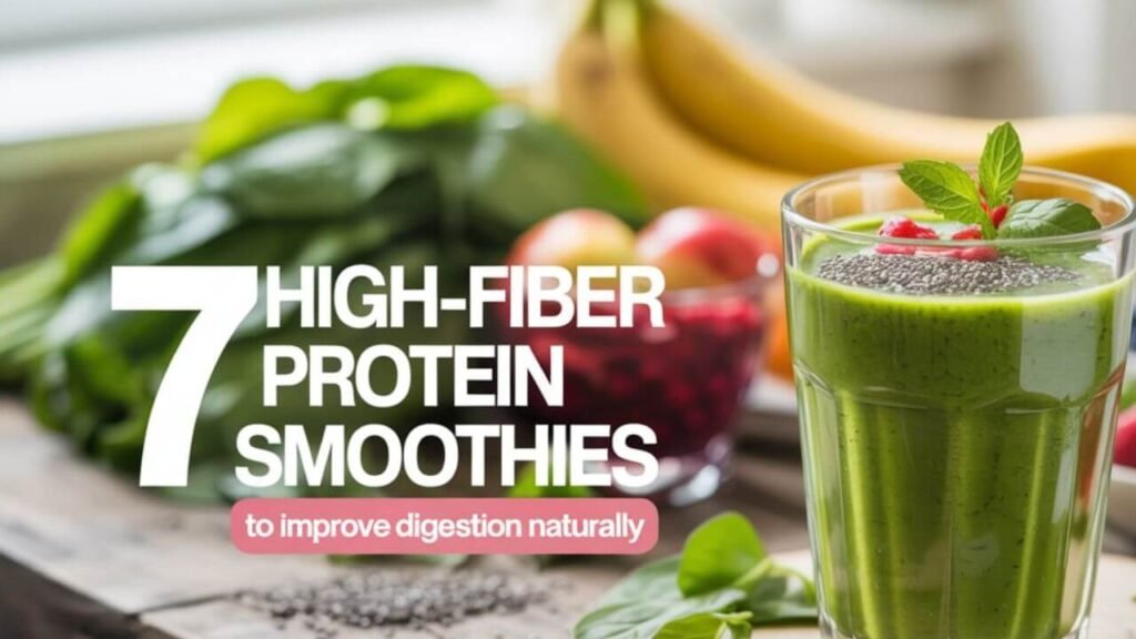 7 High-Fiber Protein Smoothies for Better Digestion