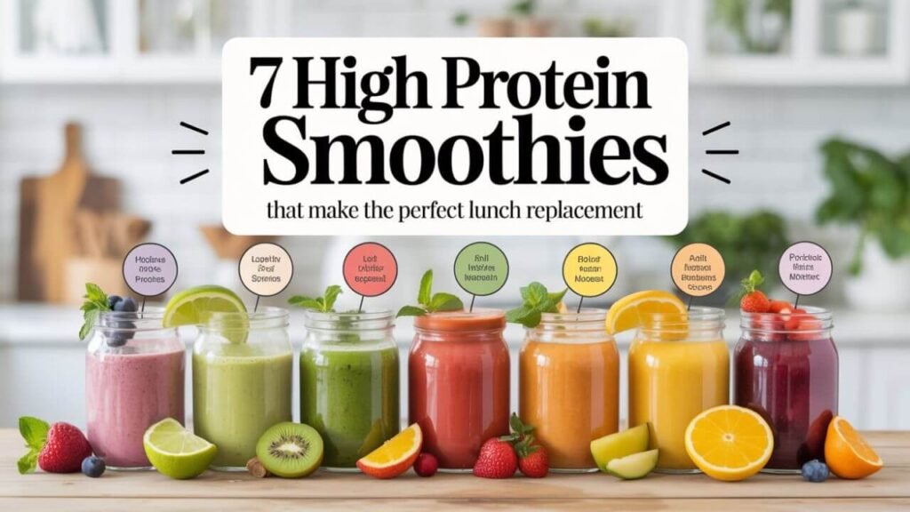 7 High Protein Smoothies to Replace Your Lunch