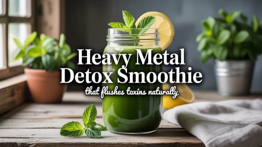 Heavy Metal Detox Smoothie Recipe for Natural Cleansing
