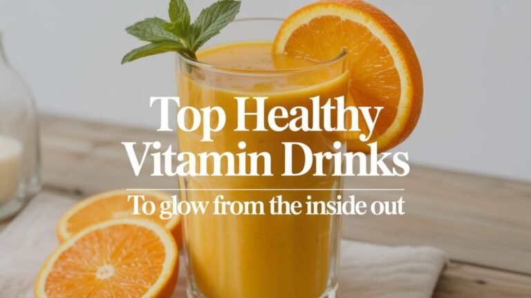 Top 10 Healthy Vitamin Drinks for Maximum Nutrition